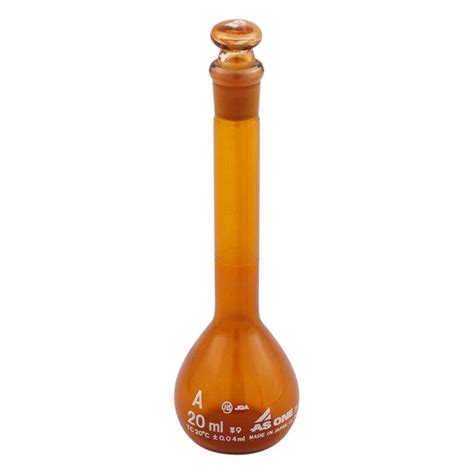 1 8564 23 57 Volumetric Flask Tea 20 Ml With Chinese Calibration