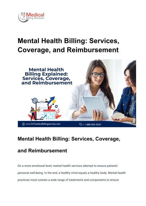 Ppt Mental Health Billing Services Coverage And Reimbursement