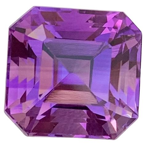 760 Carat Natural Loose Amethyst Asscher Shape Gemstone For Sale At