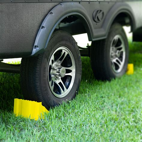 Rv Wheel Chock Parking Block Wedge 4 Pack Recpro
