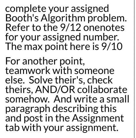 Solved Complete Your Assigned Booths Algorithm Problem