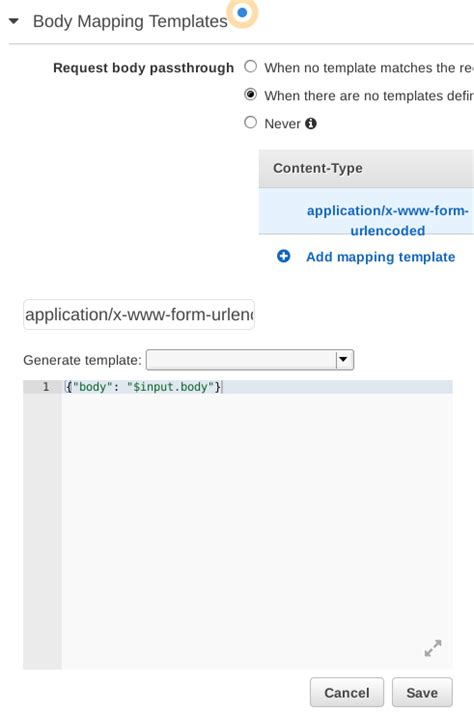 using aws lambda and api gateway as an html form endpoint the one and