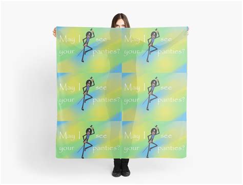 Brook May I See Your Panties Scarves By Kitikattt7 Redbubble