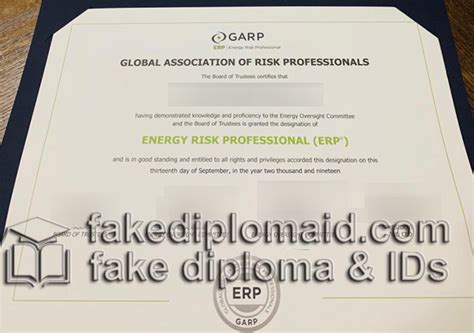 Garp Certificate Wholesalebuy A Erp Certification