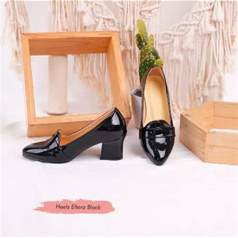 PW RATU SEPATU PANTOPEL WANITA 5CM GLOSSY Lazada Indonesia