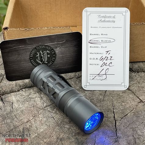 New Barrel Flashlight Aluminum Rail Sniper Gray Northwest Firearms