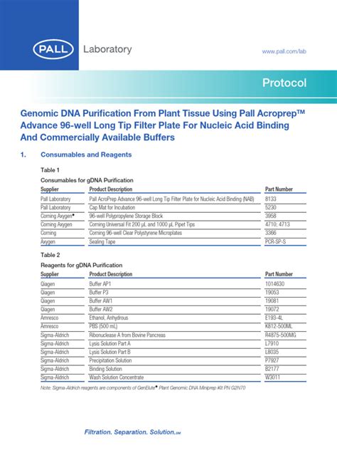 19 0418 Plantdna Acroprep Pro Pdf Biology Life Sciences