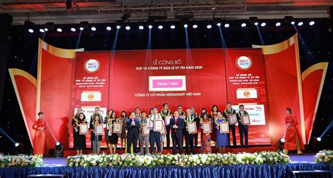 Mediamart được Vinh Danh Top 10 Nhà Bán Lẻ Uy Tín Việt Nam Trong 3