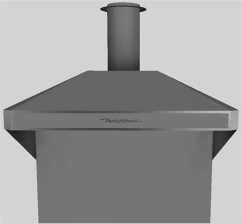 Vent A Hood® A Series 48 Gunsmoke Retro Style Wall Mounted Range Hood