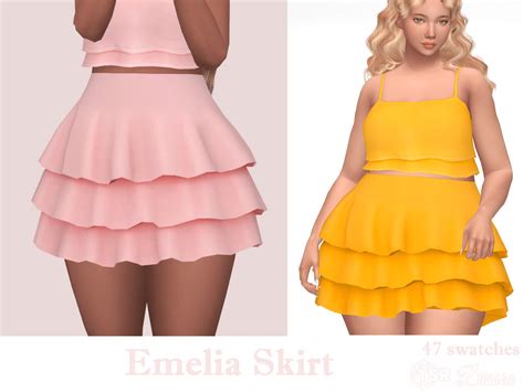 The Sims Resource Emelia Skirt