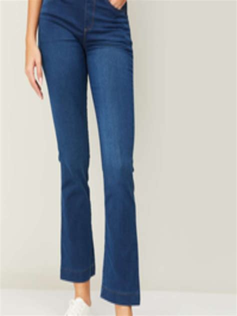 Buy Xpose Women Comfort Bootcut High Rise Light Fade Clean Look