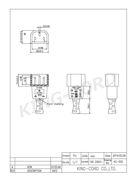 Product No KC 002 EU KING CORD Co LTD Manufacturer Distributor