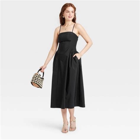 A New Day Dresses Nwt Womens Dropped Waist Midi Aline Dress A New