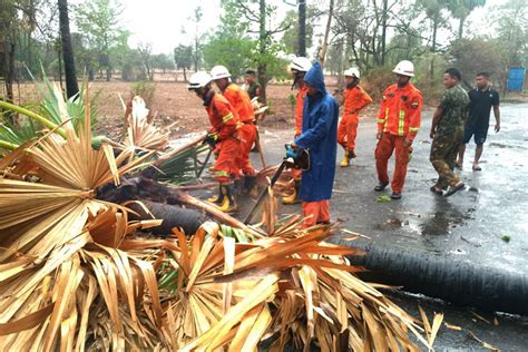 မိုးရွာသွန်းမှုကြောင့် ကျောက်ပန်းတောင်း မိတ္ထီလာသွား ကားလမ်းမပေါ်တွင် ပ