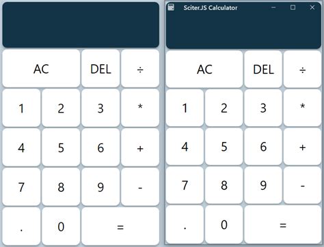New Calculator Skin By 8ctopus Pull Request 294 C Smile Sciter Js