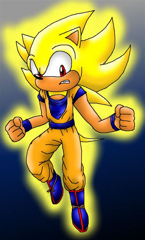 Super Sonic Saiyan By Rosen Madchen On Deviantart