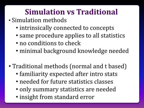 ppt using simulation methods to introduce inference powerpoint