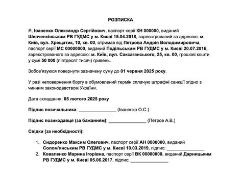 Розписка Як правильно скласти та які її особливості Cointocoin