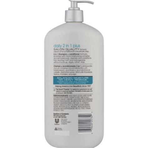 Suave Daily 2 In 1 Plus Shampoo And Conditioner 32 Fl Oz Kroger
