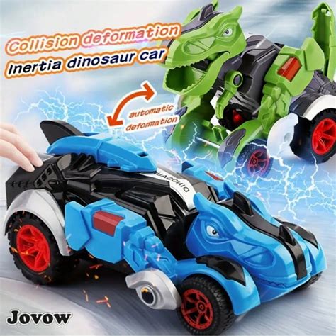 Transformable Collision Dinosaur Inertial Car T Rex Triceratops Robot