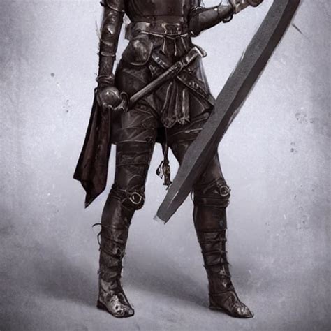 Mdjrny V4 Style Artstation Pixiv Dark Fantasy Rpg Warrior