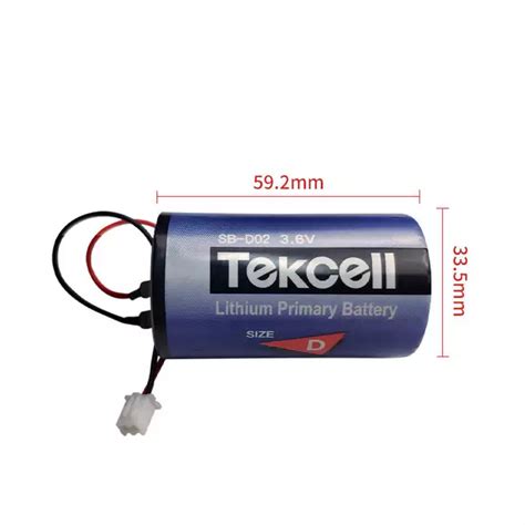 Tekcell Battery SB-AA02 SB-D02 3.6V 1/2AA Size Lithium Battery at ...