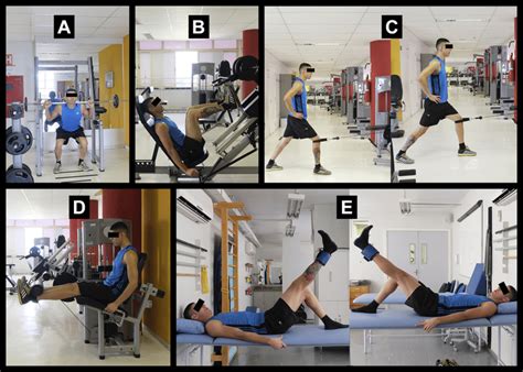 Sequence Of Exercises Performed By The Control Group A Squat B