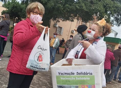 Projeto Vacinação Solidária Já Arrecadou Cinco Toneladas De Alimentos