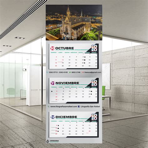 Impresión De Calendario De Pared Impresionacr Costa Rica