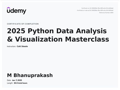 Dataanalysis Python Pandas Matplotlib Seaborn Coltsteele Udemy