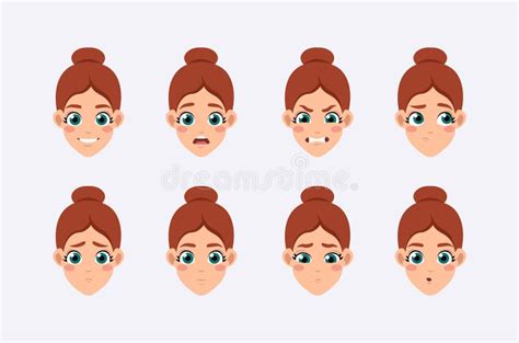 Vector Character Constructor For Animation Stock Vector Illustration