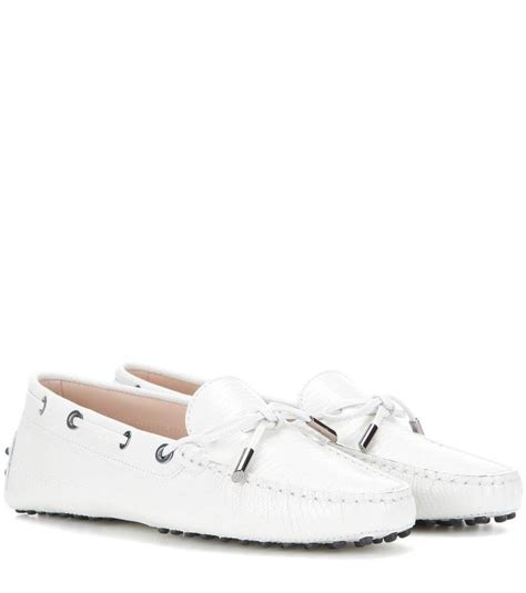 Heaven New Laccetto Embossed Leather Loafers