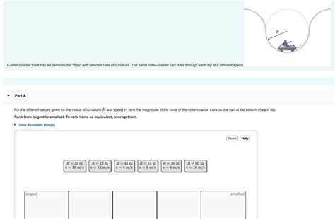 Solved For The Different Values Given For The Radius Of