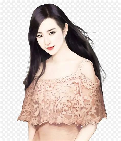 手绘气质美女PNG图片素材下载 图片编号qanpzpnb 免抠素材网
