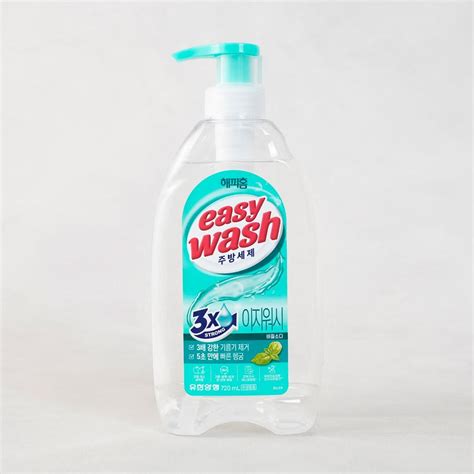 해피홈 이지워시 주방세제 바질소다 720ml 배민 장보기∙쇼핑