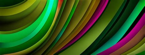 Premium Vector Abstract Background Of Curved Colored Stripes