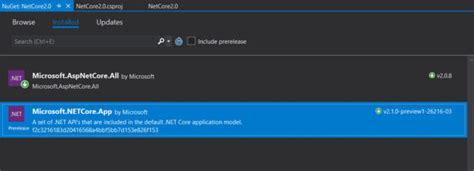 How To Update NET Core 2 0 Application To 2 1 Version