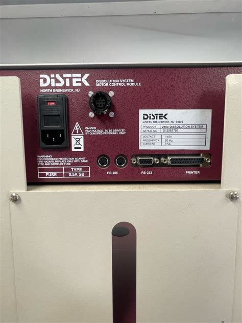 Distek Dissolution 115v Testing Machine Usa Lab