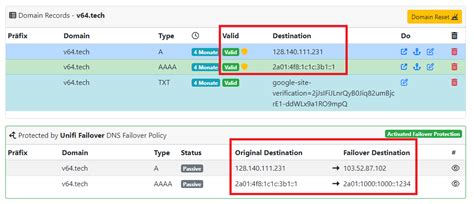 IPv Net Automatic DNS Failover Protection