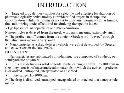 Nanoparticles Introduction Pdf Ppt Download Now Dulomix