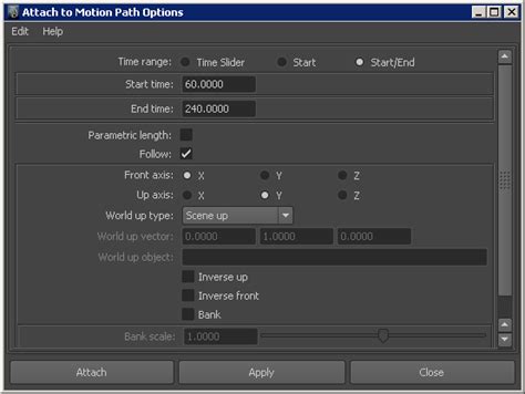 Animating An Object Along A Motion Path