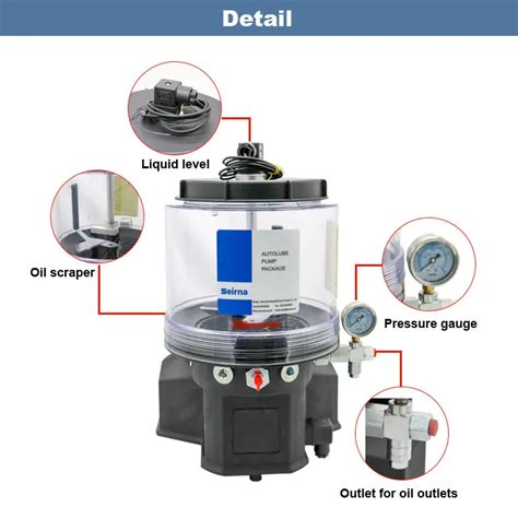 Seirna 24v Electric Lubrication Pump Grease Pump Lubrication System For