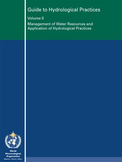 Wmo Hydrology Guide 168 Vol Ii Pdf Download Free Pdf Flood Water