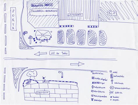 Gorreando Quiosco Segundo Avance Del Distrito De Miraflores Croquis