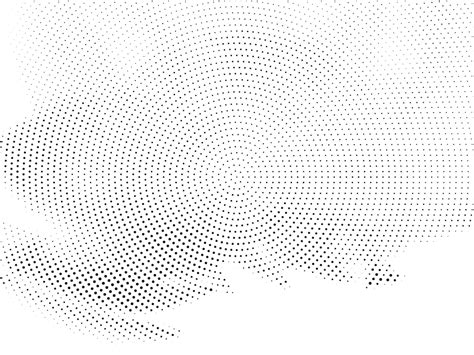Free Vector Abstract Circular Halftone Design Decorative Background