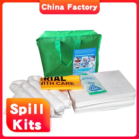 Oil Spill Kit Contents Checklist China Bin Spill Kits And 120l Oil