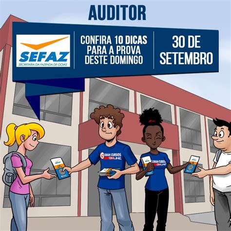 Concurso Sefaz GO Confira 10 Dicas Para A Prova Deste Domingo 30