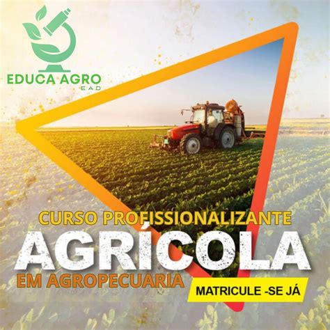 Curso AgrÍcola Em AgropecuÁria Educa Agro Ead
