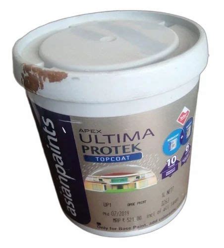 Asian Paints Apex Ultima Protek Topcoat Emulsion Paint 1 Ltr At 521
