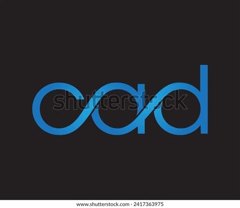 Cad Word Mark Logo Free Vector Stock Vector Royalty Free 2417363975